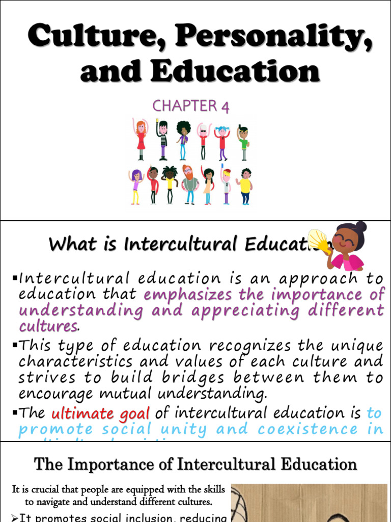 Culture, Personality, and Education | PDF | Multiculturalism | Cross ...