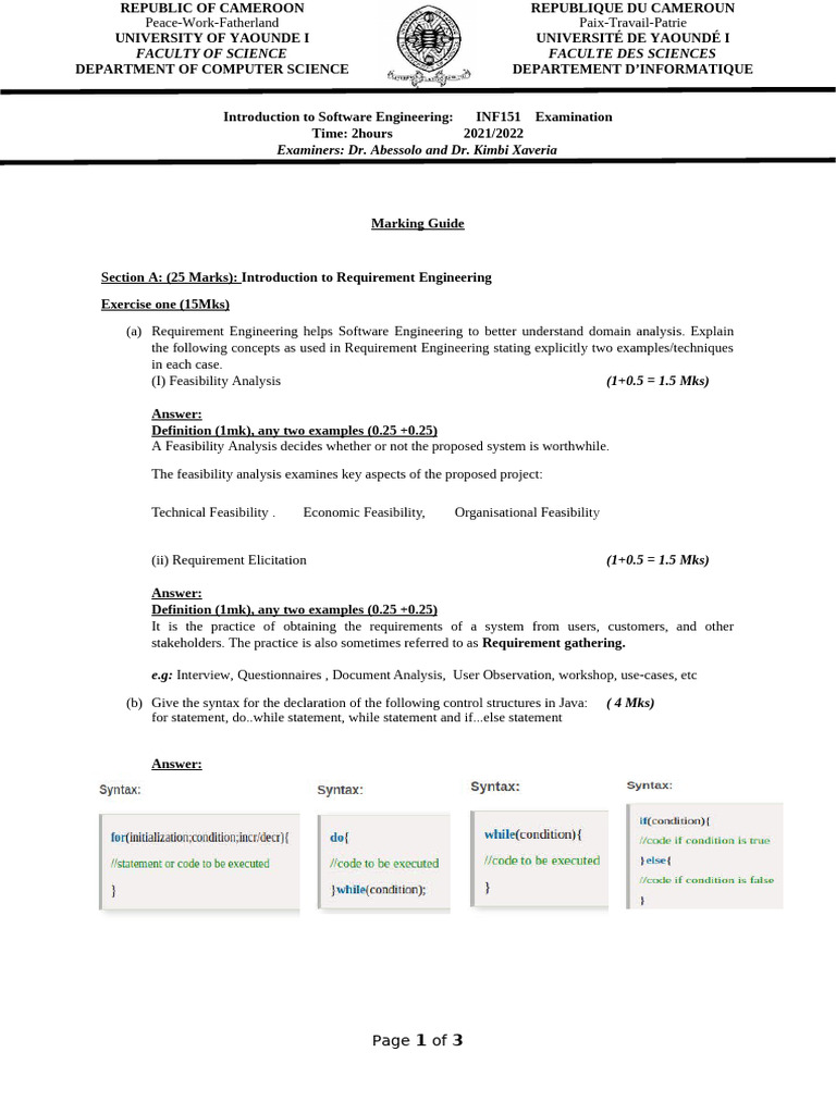 INF1512 EE Marking Scheme 2024 | PDF | Software Engineering | Computer ...