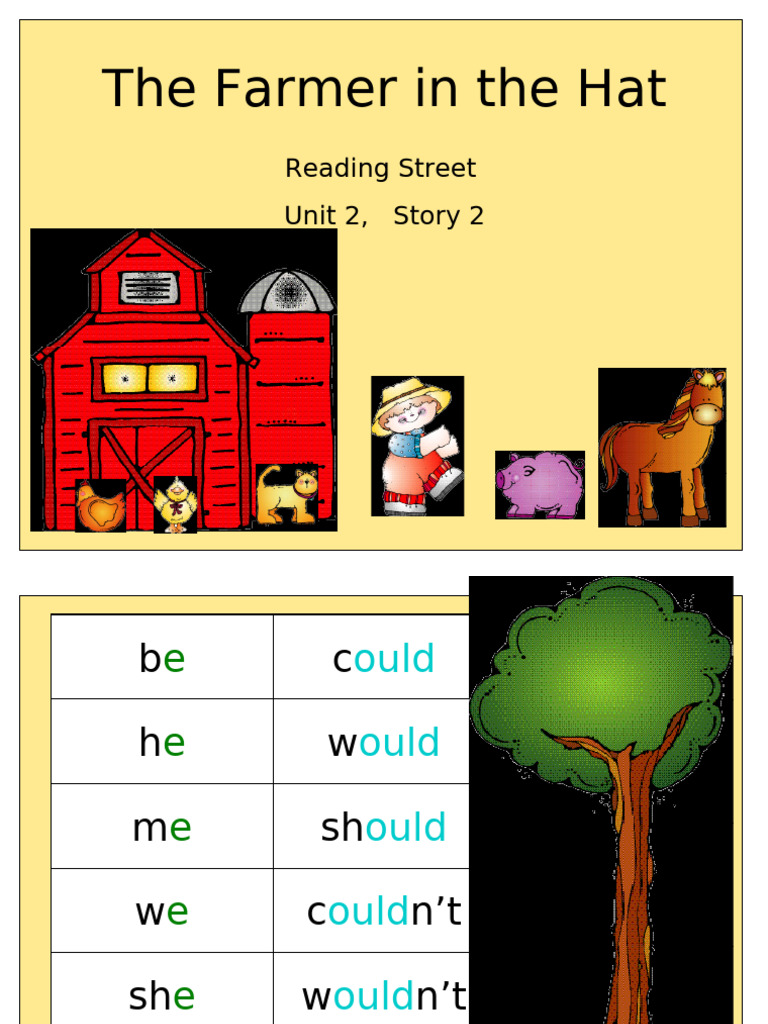 The Farmer in The Hat Story and Vocabulary | PDF