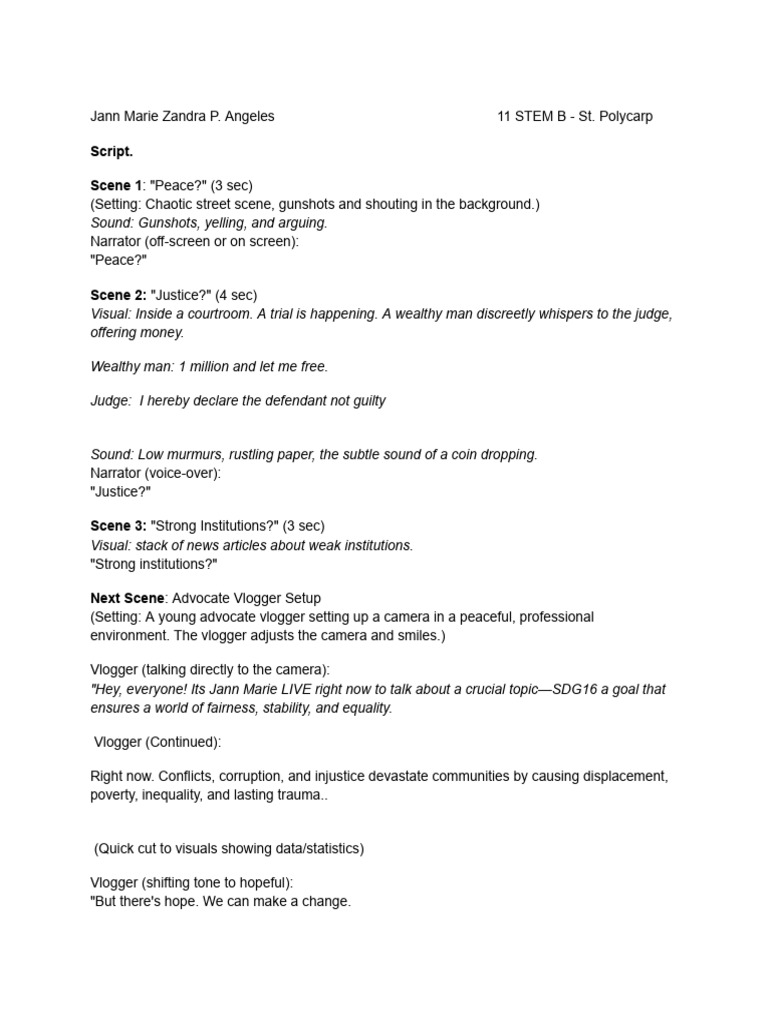 Angeles F4(UCSP Script) | PDF | Justice | Crime & Violence