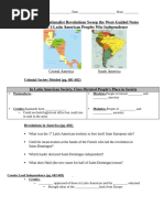 Latin American Independence Timeline | PDF | Latin America | South America