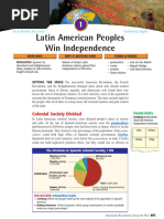 Latin American Independence Timeline | PDF | Latin America | South America