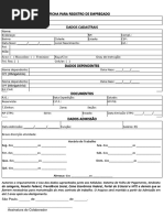Ficha Cadastral - Modelo Word | PDF