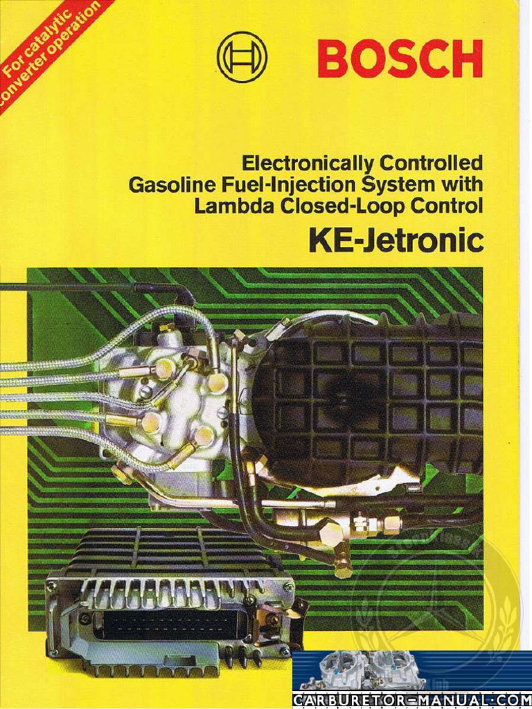 Bosch KE Jetronic | PDF | Engines | Piston