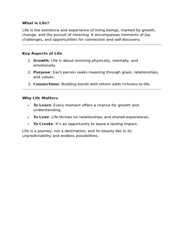 What Is Life | PDF