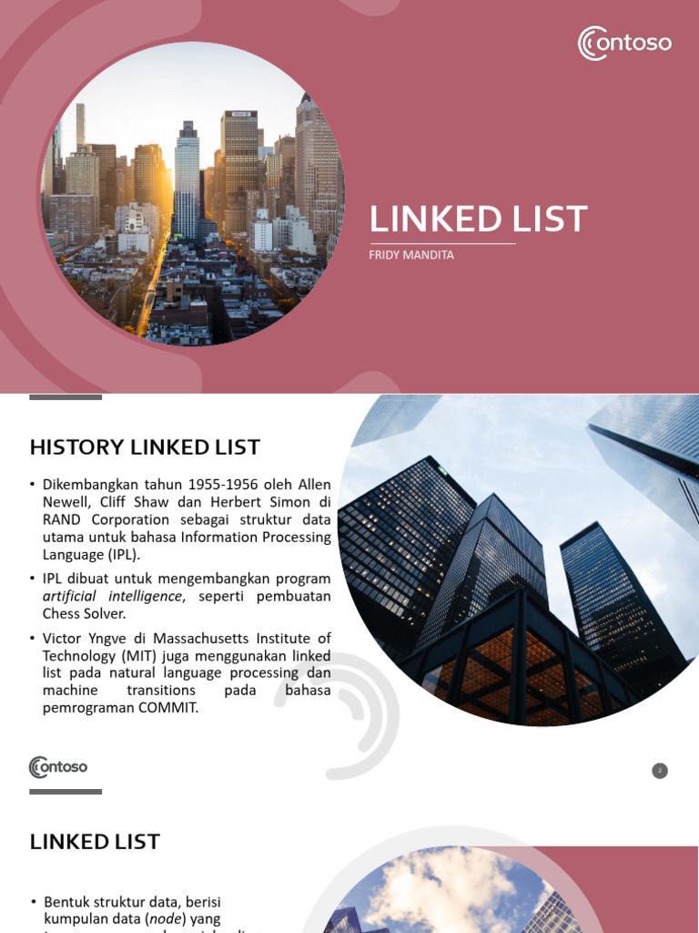 Struktur Data - Linked List | PDF