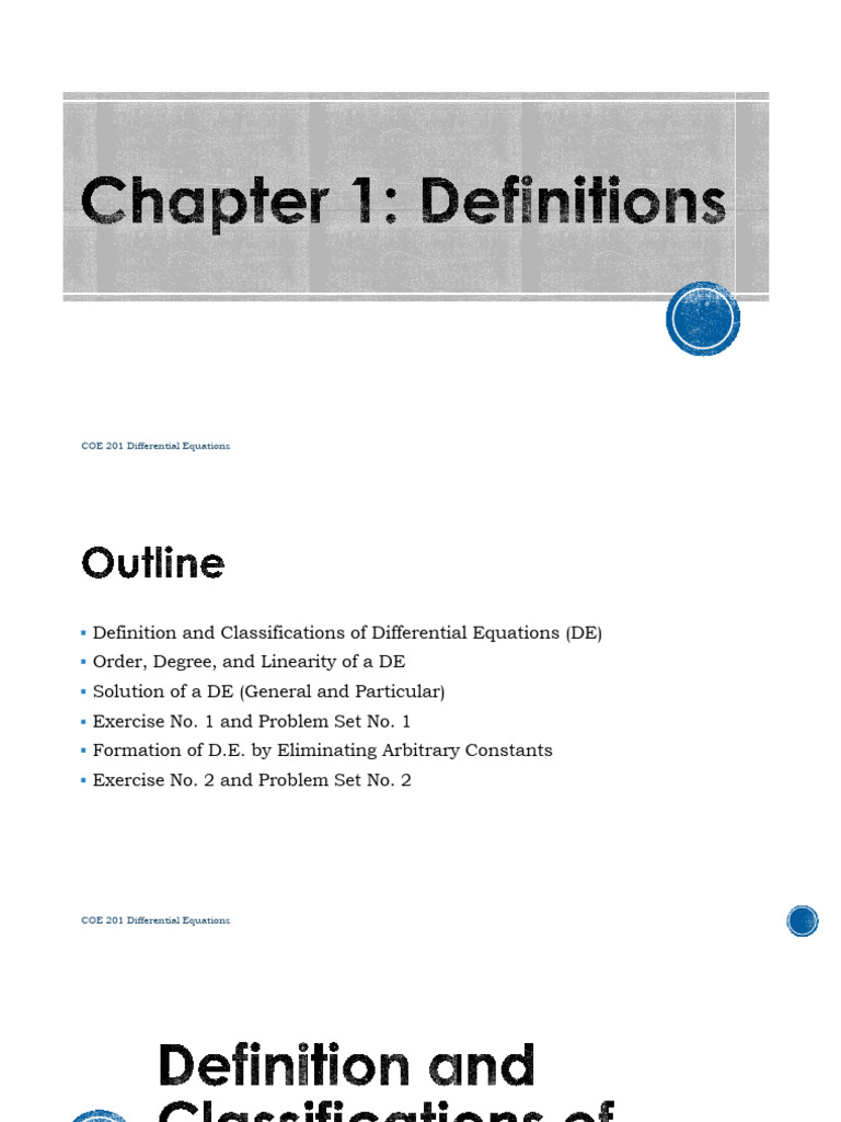 De Introduction Pdf Equations Differential Equations
