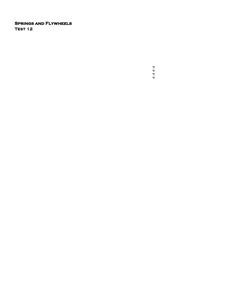 MD - Springs and Flywheels Terms | PDF | Wire | Steel