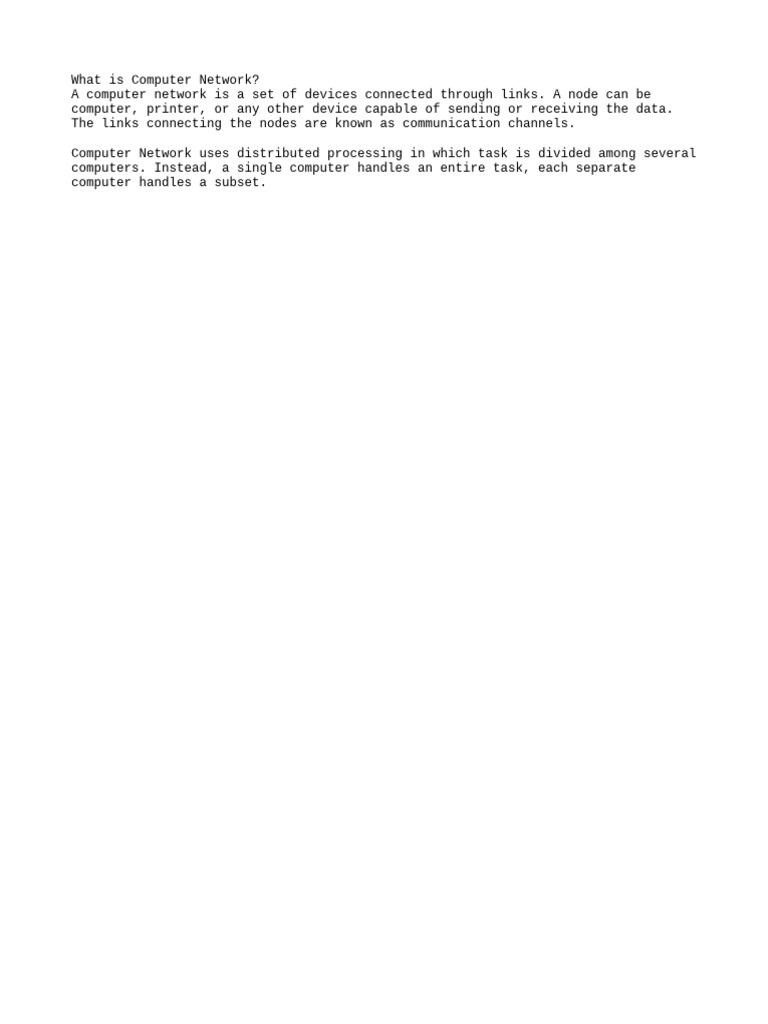 Understanding Computer Networks Basics | PDF