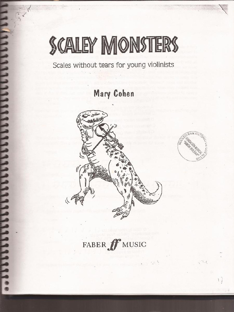 Scaley-Monster-Mary-Cohen - Violin | PDF