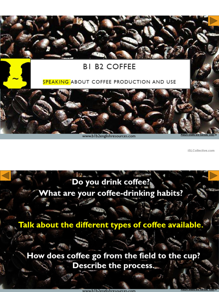 B1 B2 Coffee - Production and Use | PDF | Coffee