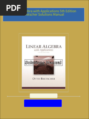 Linear Algebra And Its Applications 5th Edition Pdf Free