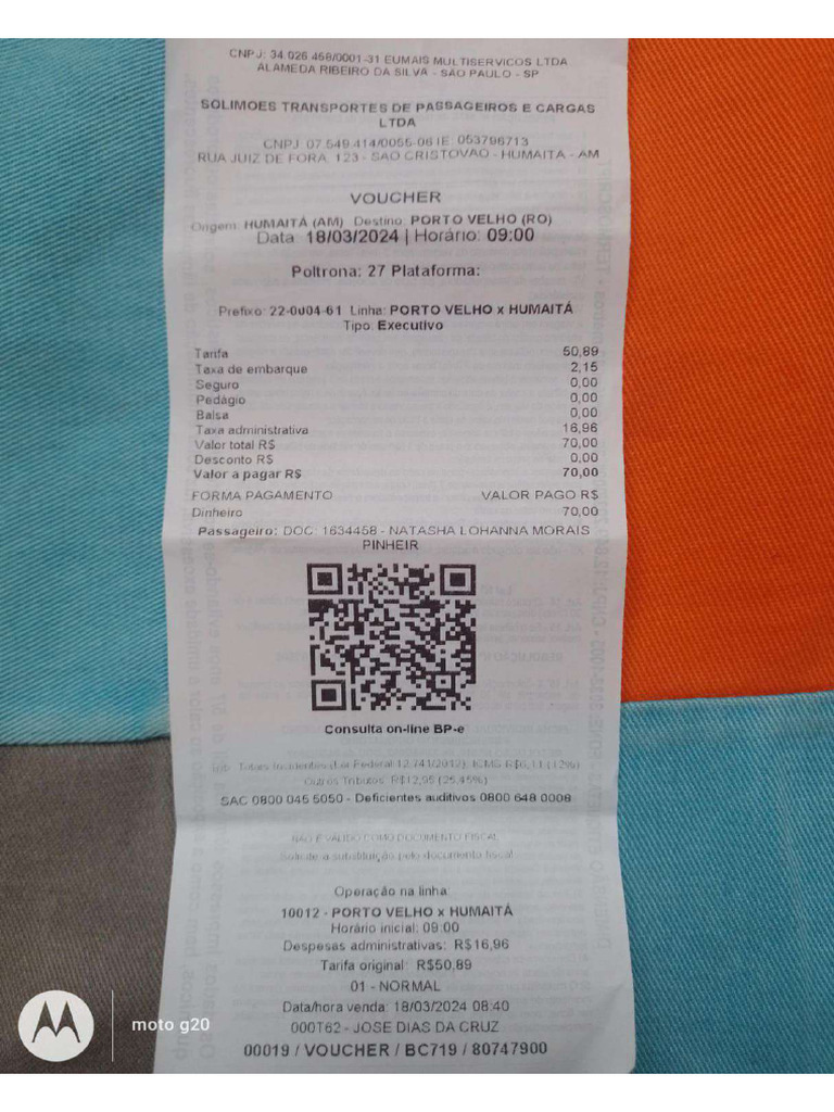 Bilhete de Passagem | PDF