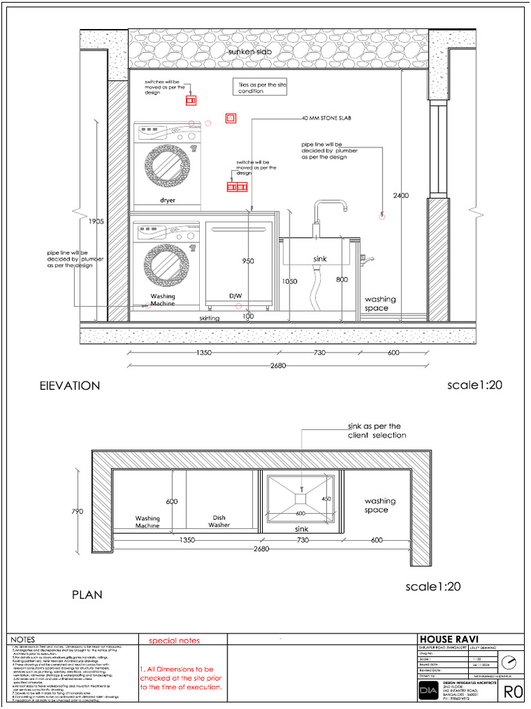 House Ravi Utility Drawing 26-11-2024 | PDF