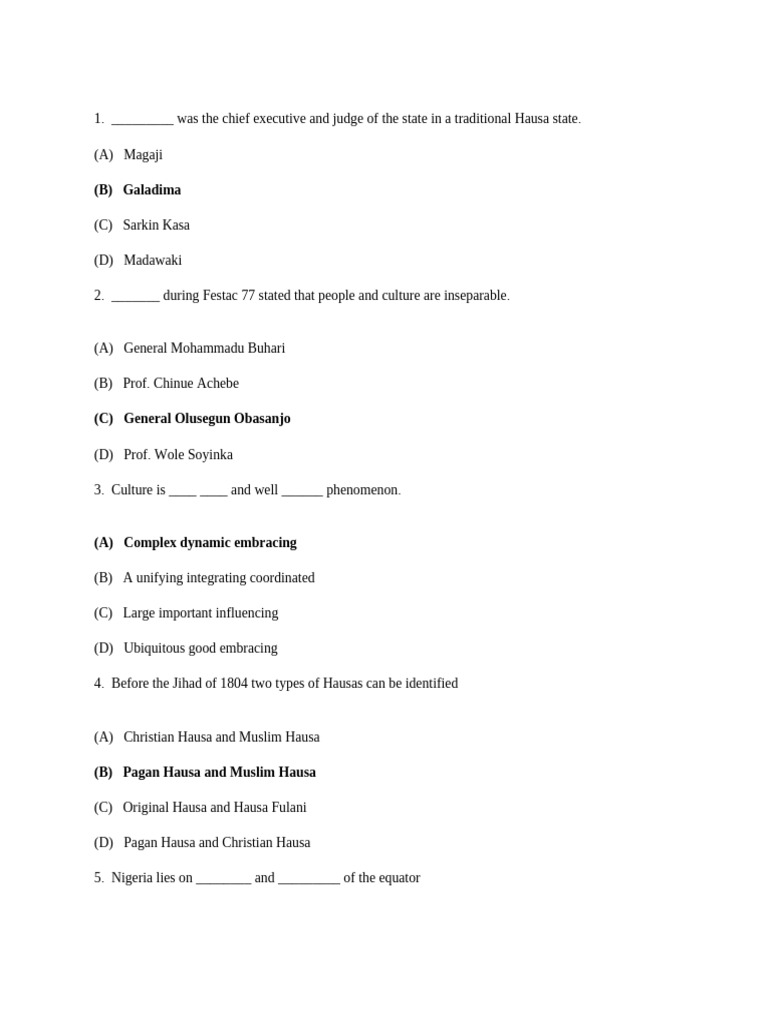 GST 113 PQ | PDF | Nigeria