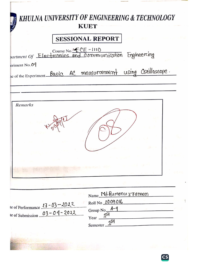 Ece Lab Report 04 | PDF