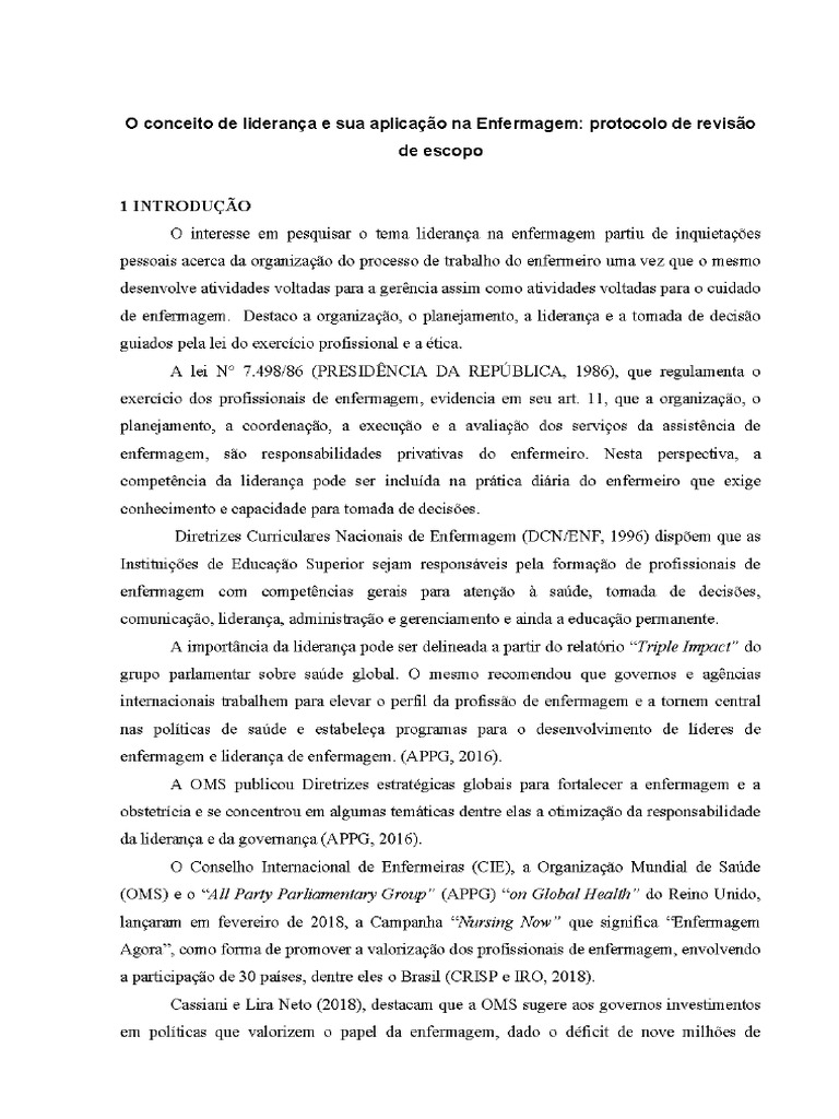 OSF - Protocolo de Revisao de Escopo Agosto 2023 Versao 3 | PDF