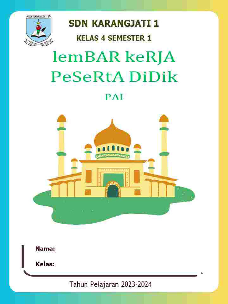 LKPD Kelas 4 SMT 1 2023-2024_11zon | PDF