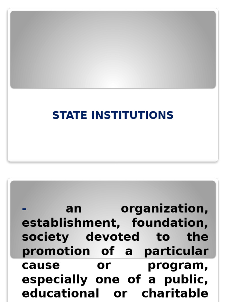 Demo - Non-State Institutions | PDF | Cooperative | Economies