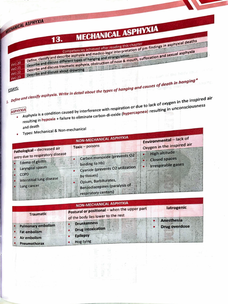 MECHANICAL ASPHYXIA | PDF | Common Carotid Artery | Vein