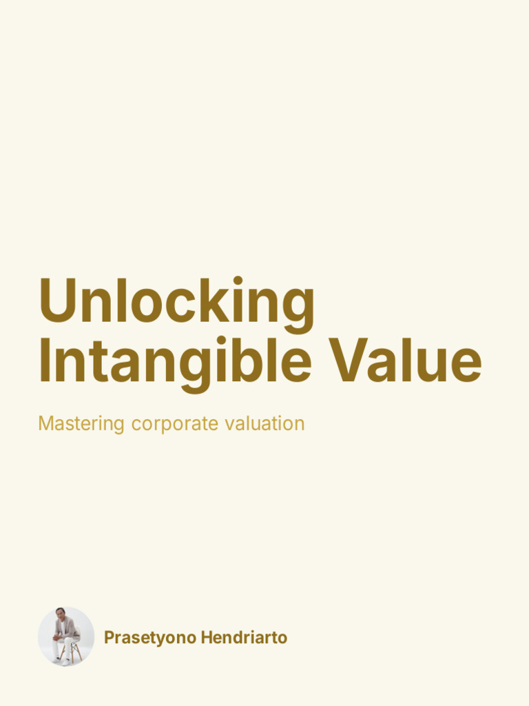 Unlocking Intangible Value | PDF