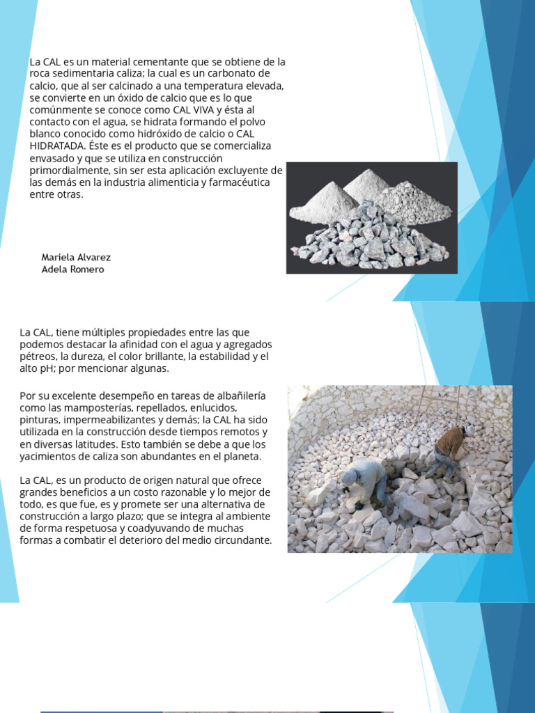 Propiedades y Usos de la Cal | PDF