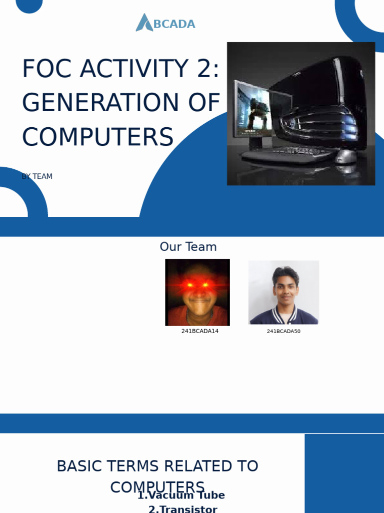 Foc Activity 2 Generatiio (1) | PDF | Integrated Circuit | Electronic ...