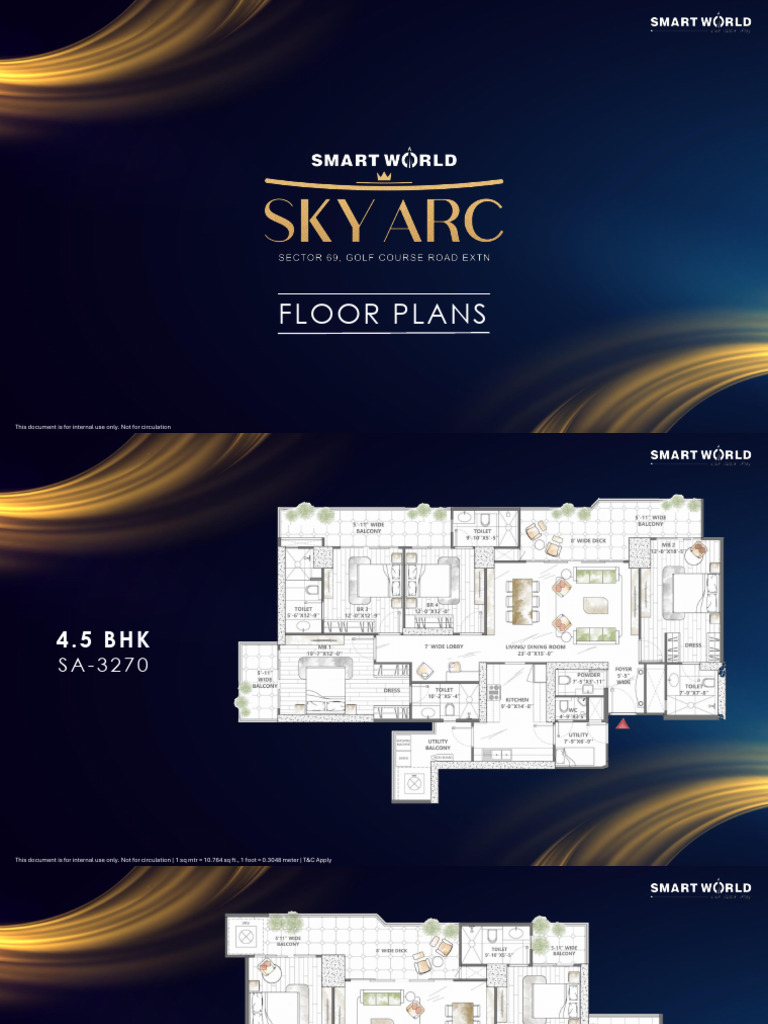 Smartworld SKY ARC Floorplans | PDF