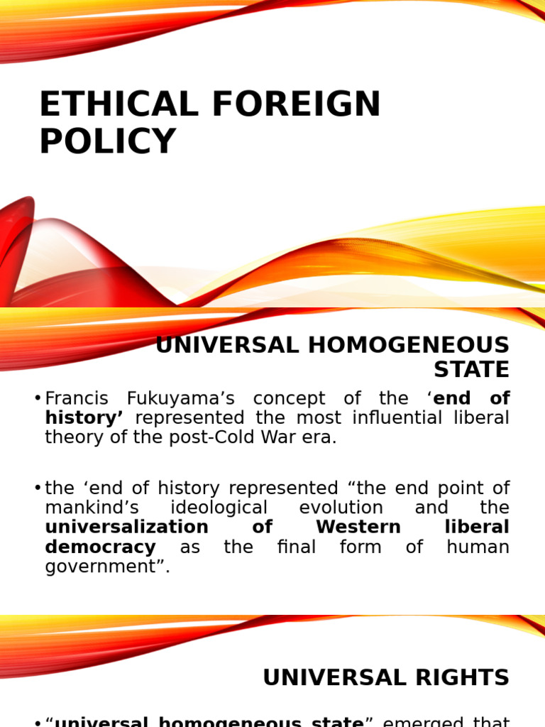 Ethical Foreign Policy | PDF | International Relations | Political Science