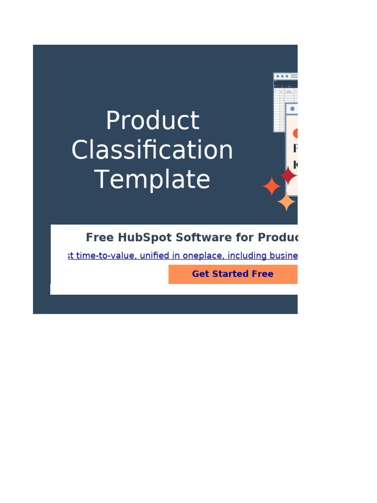 עותק של HubSpot's Product Marketing Kit - Product Classification ...