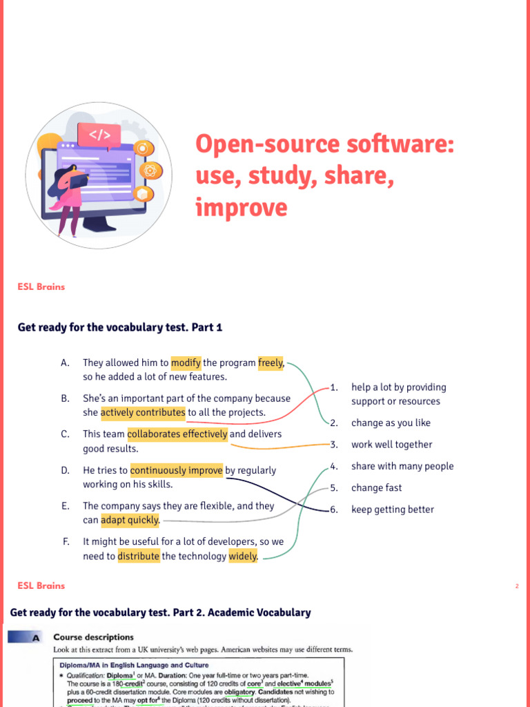 Lesson 8 - Open-source software | PDF | Software | Computing
