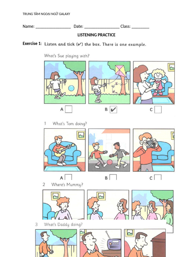 Starters 1.test 2.p3.4 | PDF