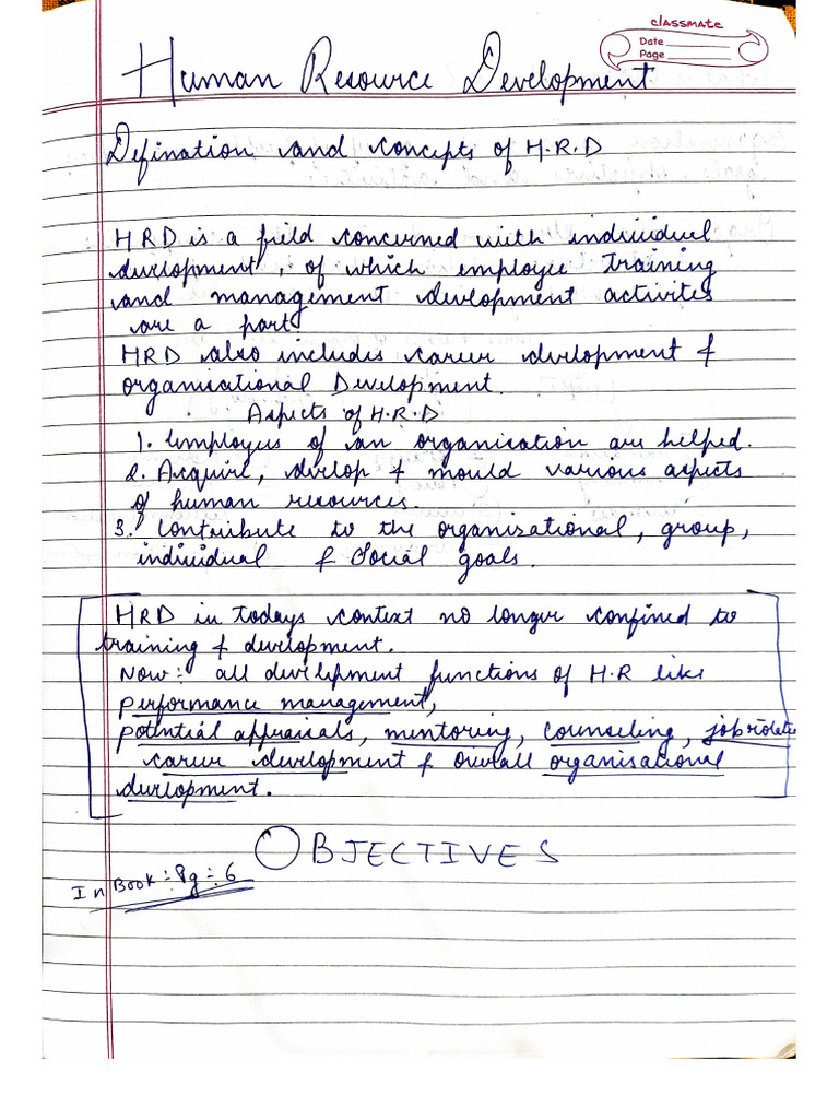 HRD Bba Unit 1 | PDF