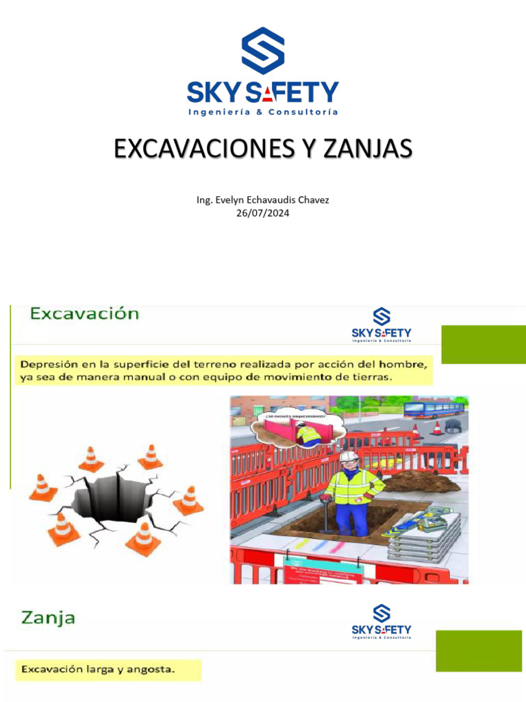Excavaciones y Zanjas | PDF