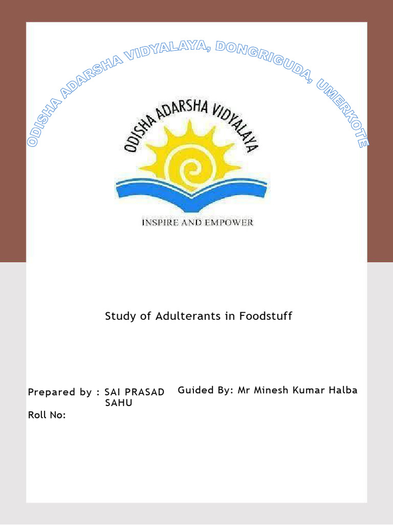 Sai Project | PDF | Water | Milk