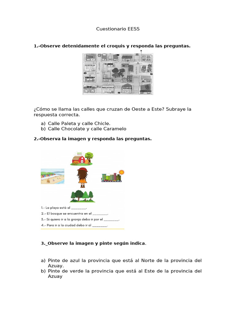 Cuestionario Eess | PDF
