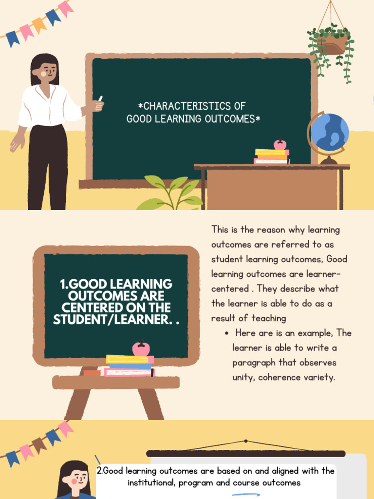 Effective Student Learning Outcomes | PDF