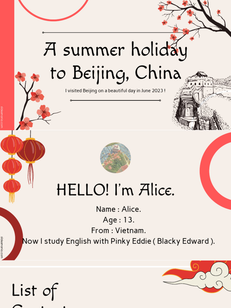 A Chinese Tale SlidesMania | PDF | Beijing | China
