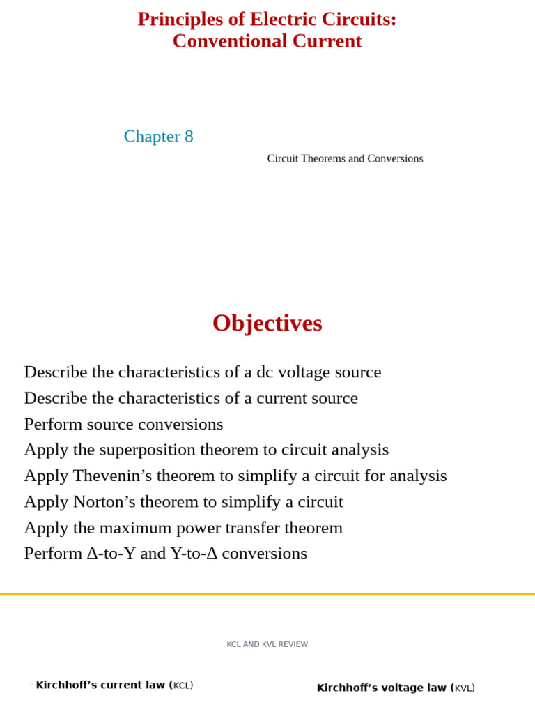 Principles of Electric Circuits Chapter 8 | PDF | Electrical Network ...