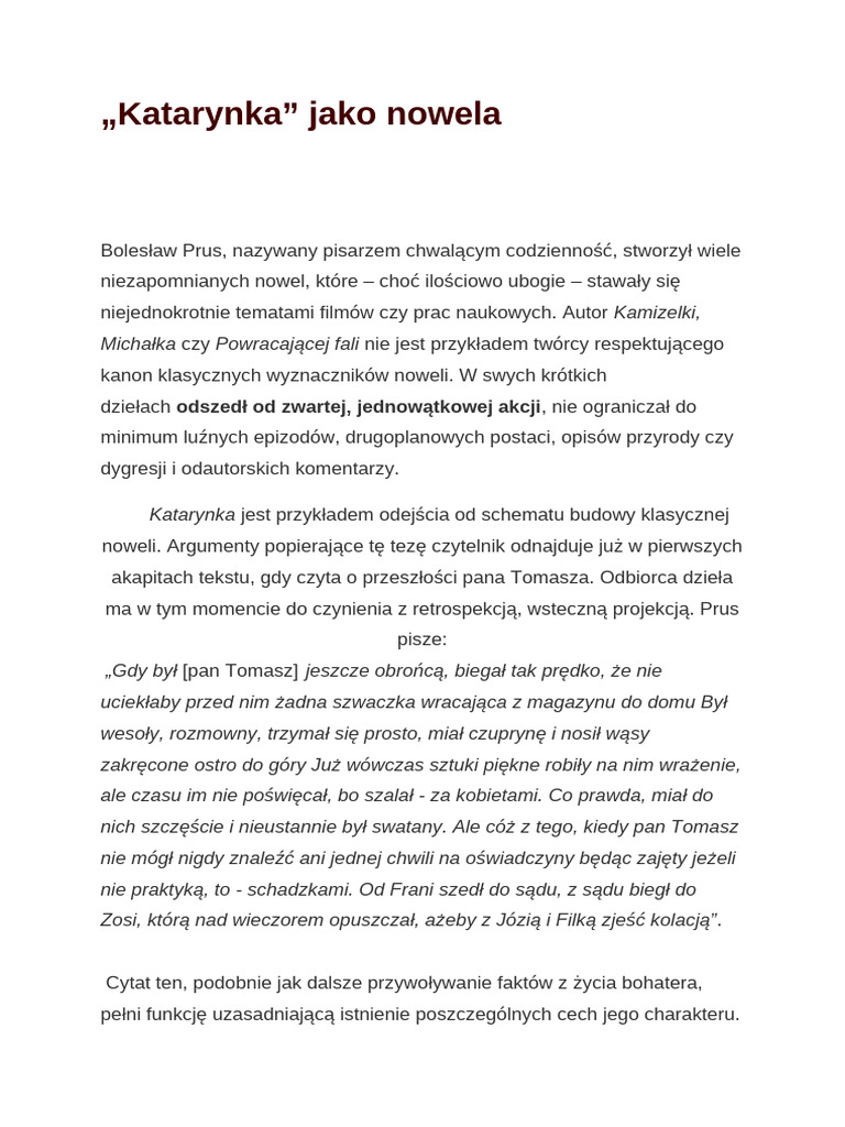 Katarynka | PDF