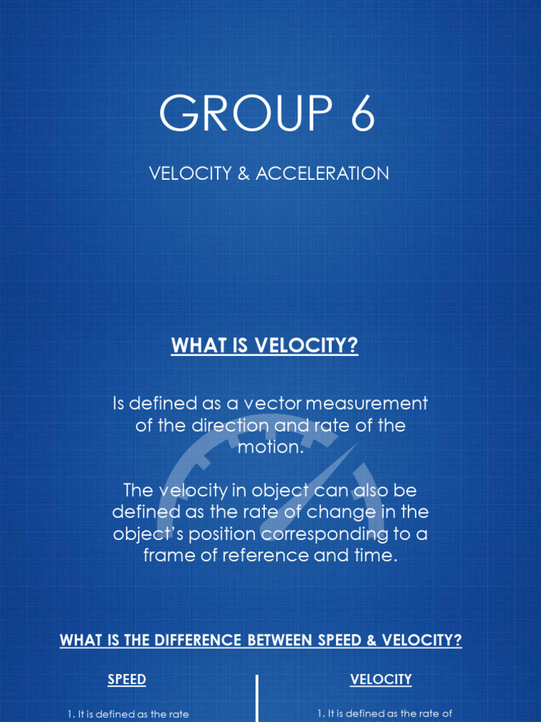 Understanding Velocity and Acceleration | PDF | Force | Velocity