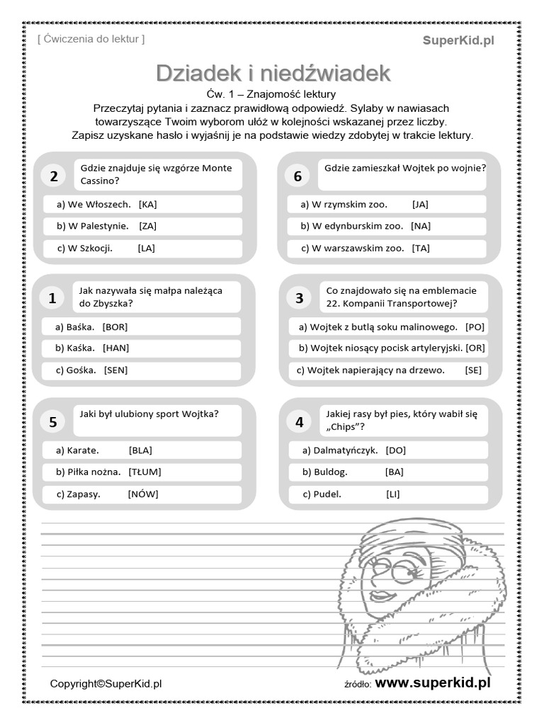 Lektury Dziadek I Niedzwiadek 1 | PDF