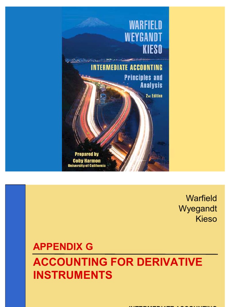 Accounting for Derivative Instruments | Derivative (Finance) | Hedge ...