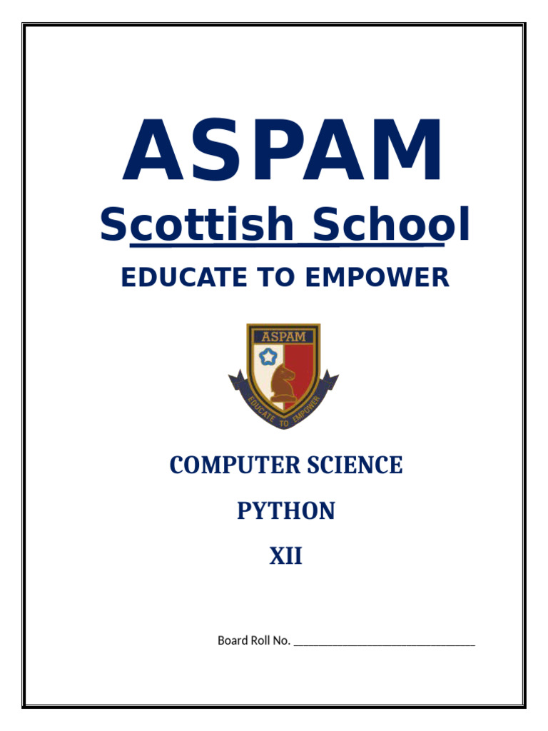 Practical File XII CS 2024-25 | PDF | Computer File | String (Computer Science)