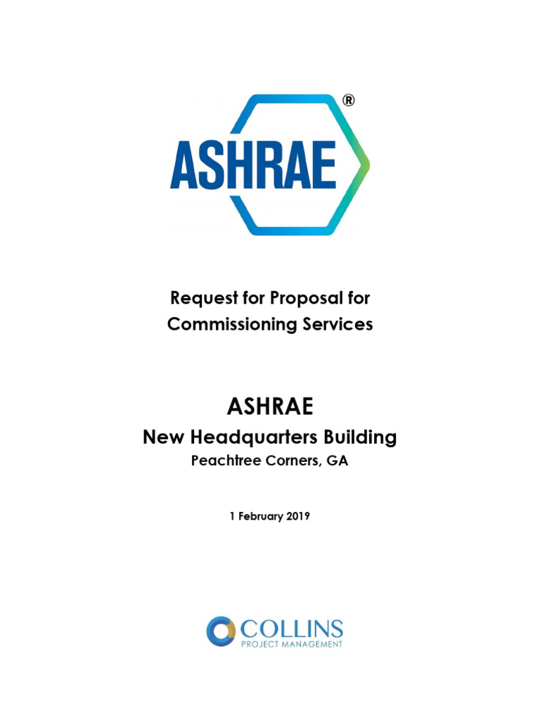 ASHRAE HQ Commissioning Services RFP Final 2 1 19 | PDF