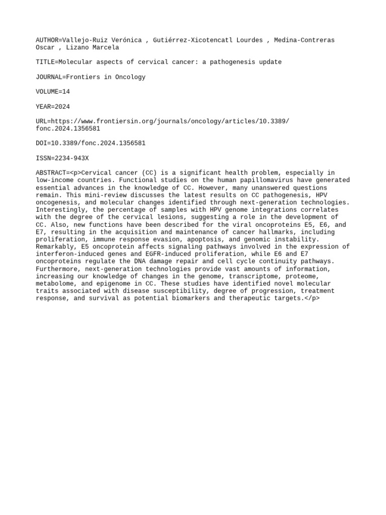 10 3389-Fonc 2024 1356581-Citation | PDF