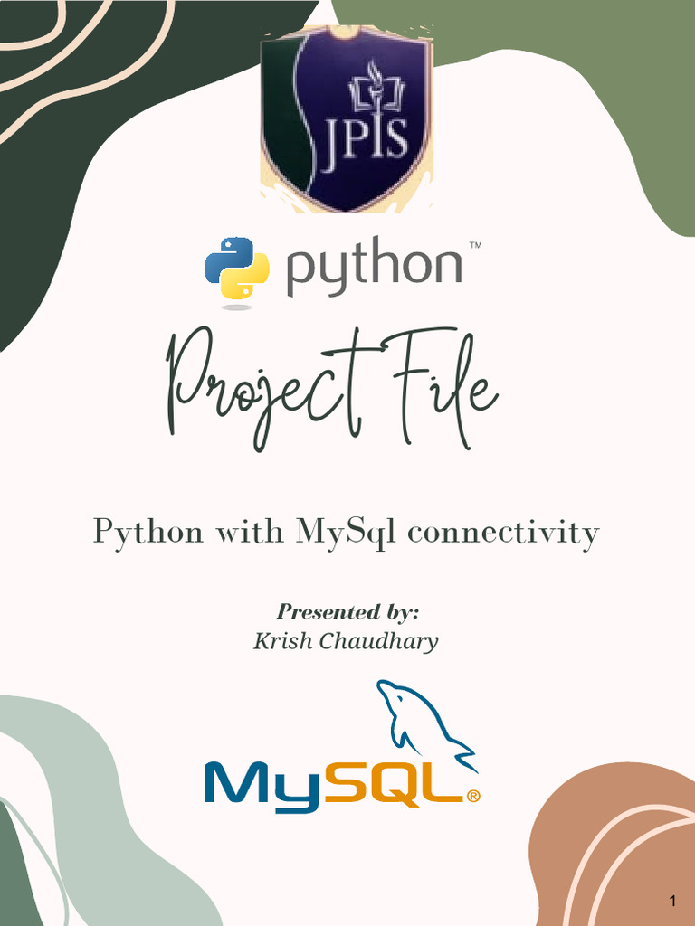 CS Final Project File Krish 1 | PDF | Computer Science | Software ...