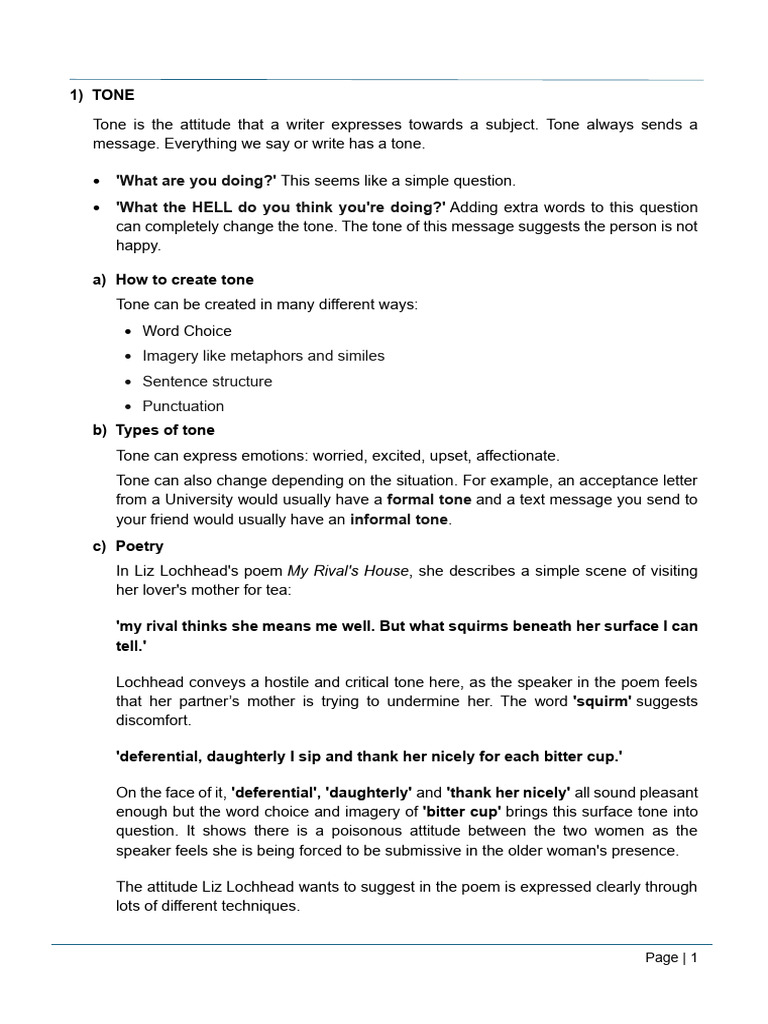 figurative languages notes | PDF | Subject (Grammar) | Wuthering Heights