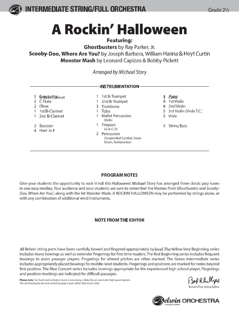 A Rockin Halloween | PDF