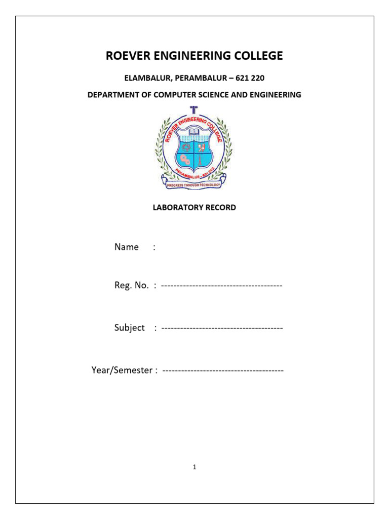CP4152 DBP Lab Manual (ME) | PDF | Relational Database | Table (Database)